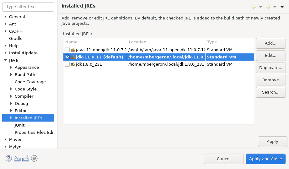 Procédure: installer Eclipse
